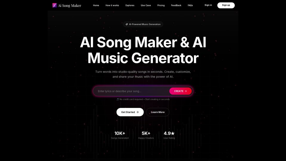 Creador de canciones con IA y generador de música con IA | Crea ...