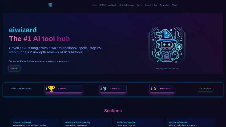 aiwizard - The leading AI tool hub
