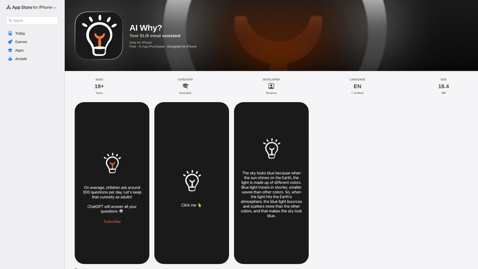 AI Why? - Your ELI5 Vocal Assistant for Simplified Explanations