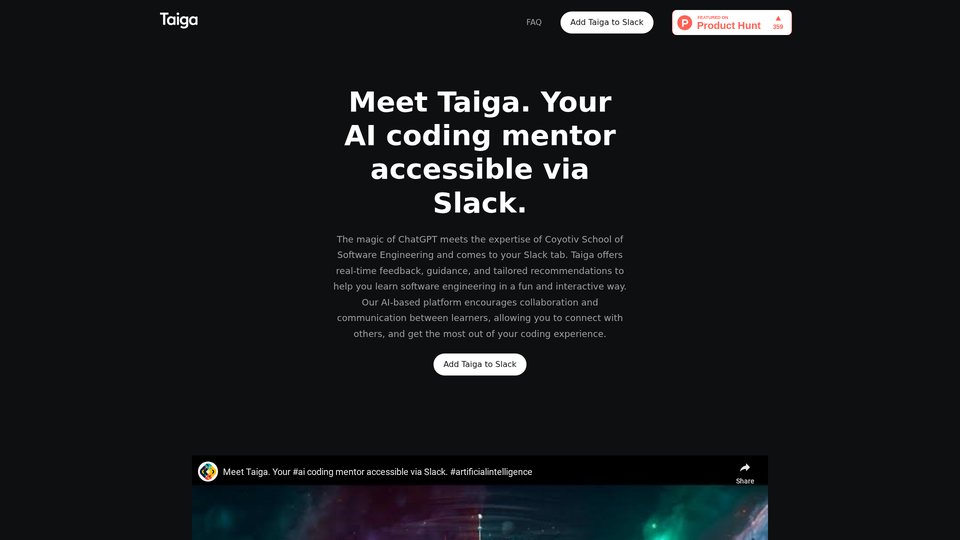Taiga: Tu mentor de codificación de IA para ayuda de programación en ...