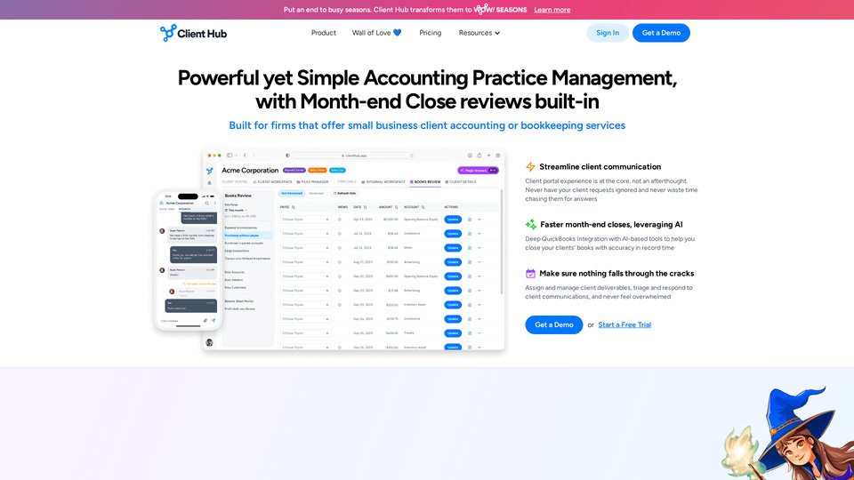 Client Hub: AI-Powered Accounting Practice Management & Client Portal