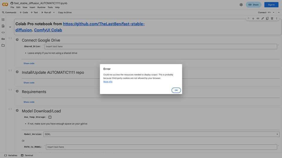 使用 AUTOMATIC1111 在 Google Colab 上运行 Stable Diffusion
