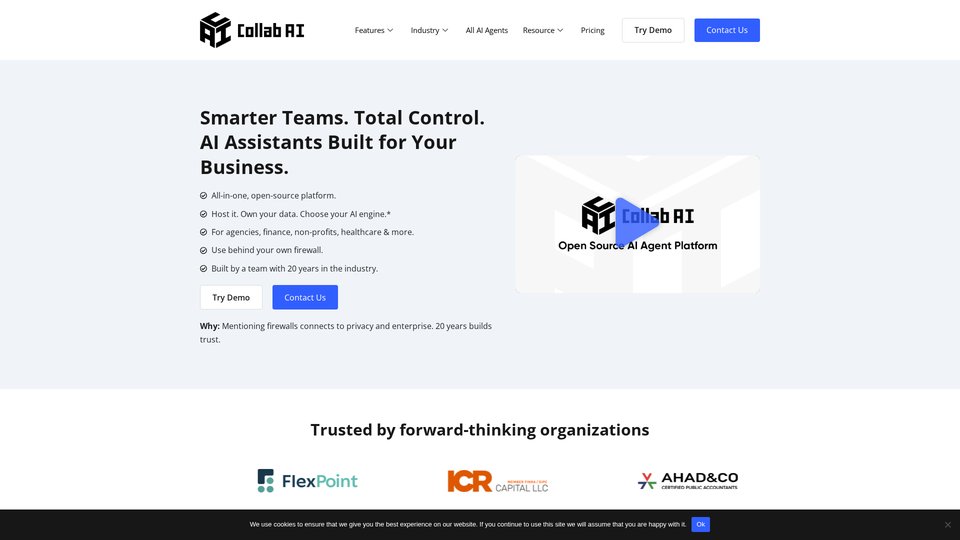 Soluções de Inteligência Artificial | AI Wrapper para Negócios - CollabAI