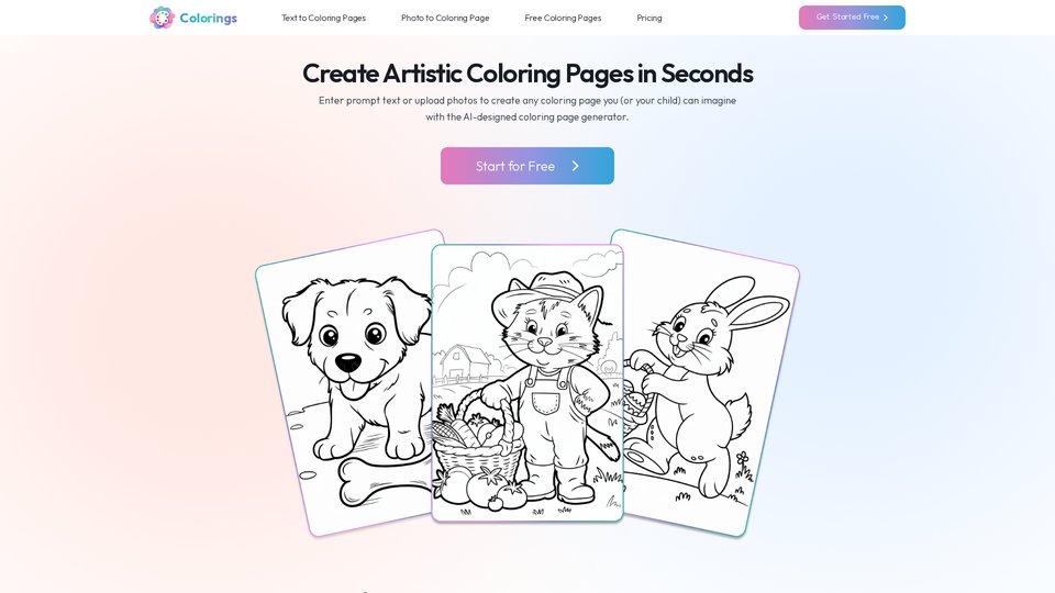 Free AI Coloring Page Generator - Create Custom Coloring Pages Online