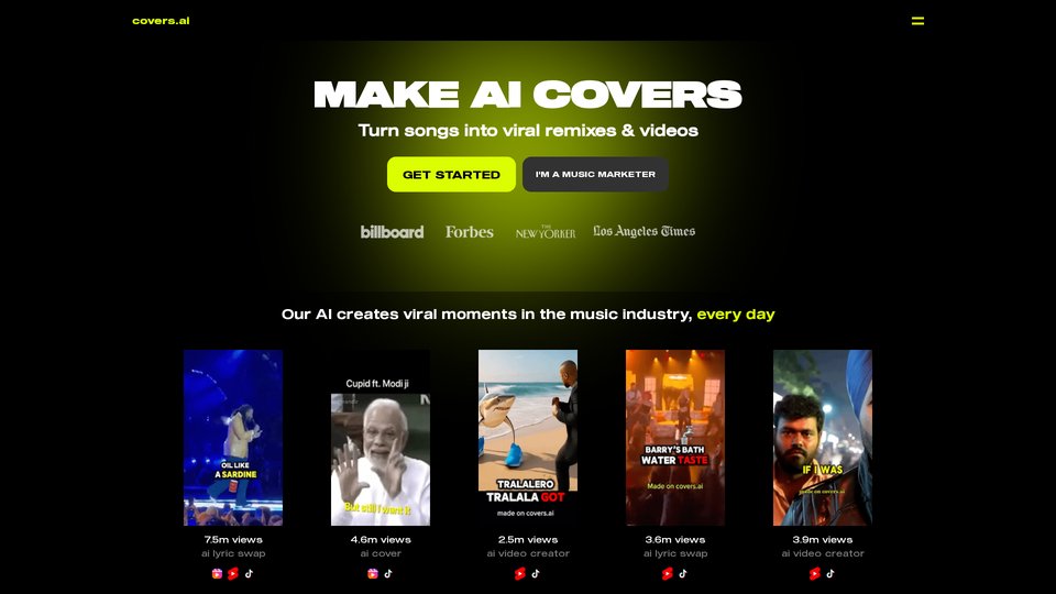 Covers.ai - Herramientas de contenido viral para fans impulsadas por IA ...