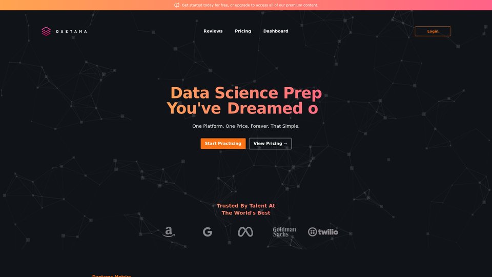 Daetama: データサイエンス準備プラットフォーム | SQL 練習とリソース