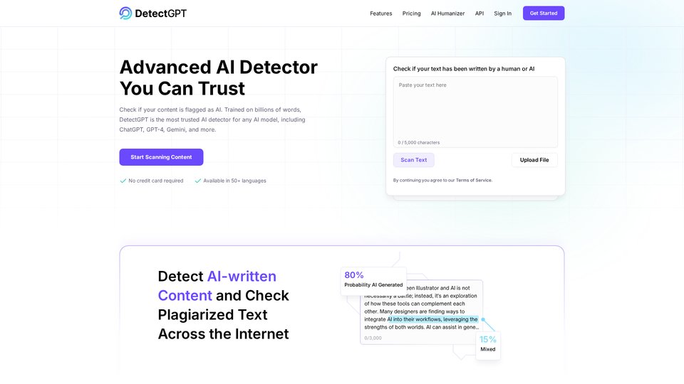 AI Detector You Can Trust - DetectGPT