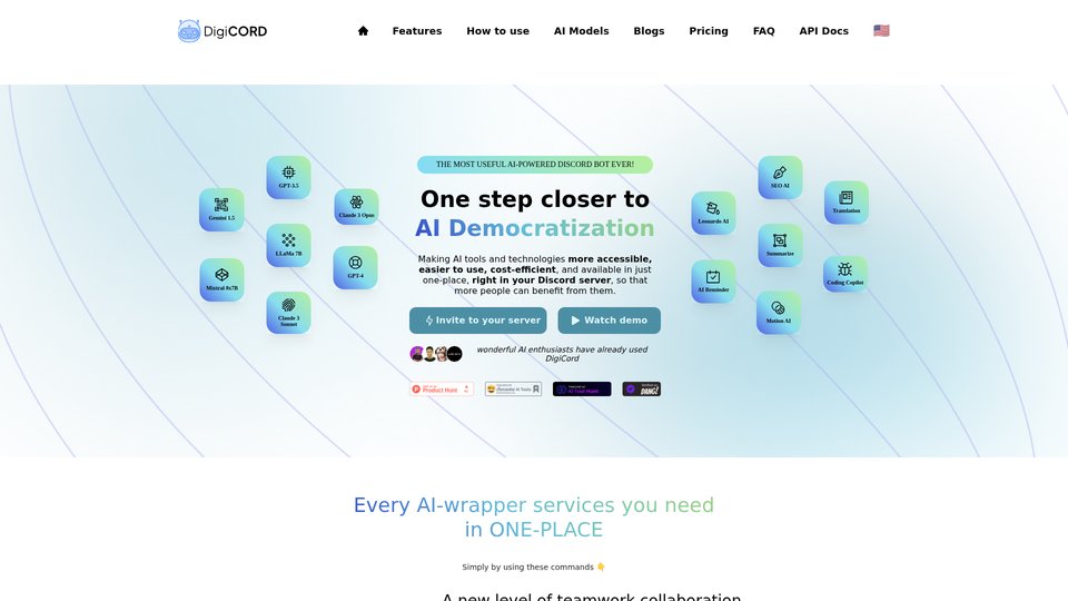 DigiCord: O bot de Discord mais poderoso com tecnologia de IA