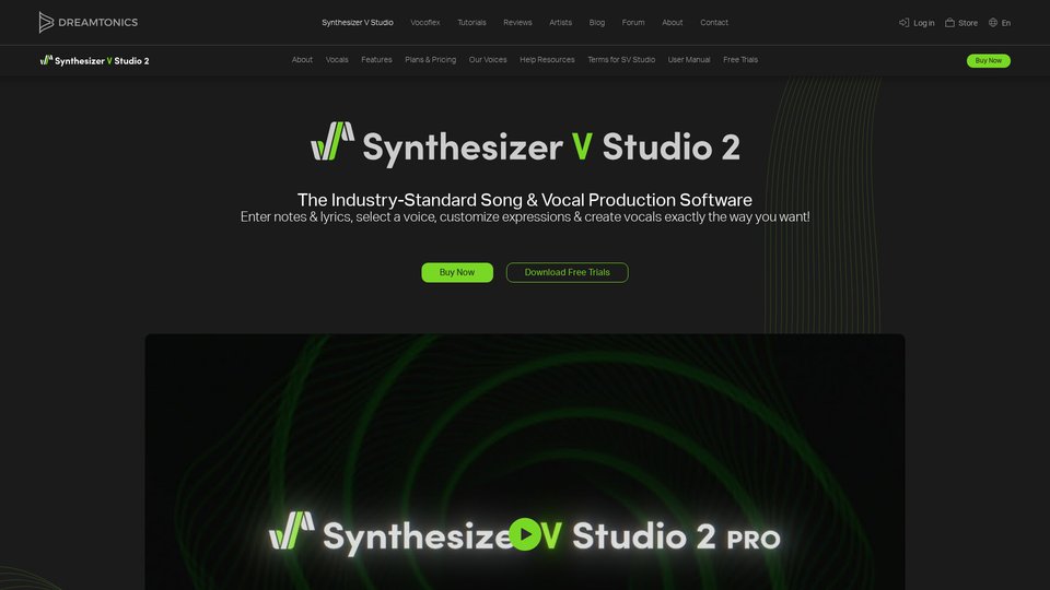 Synthesizer V Studio 2 Pro - AI Vocal Synthesis Software for Music ...
