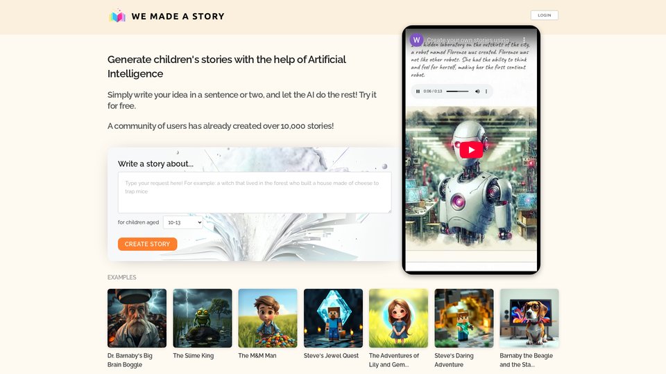 We Made a Story: AI-Powered Children's Story Generator