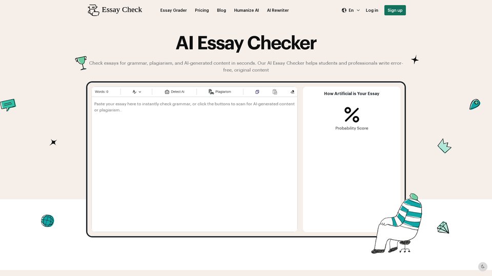 AI Essay Checker: Detect AI, Grammar, and Plagiarism Fast