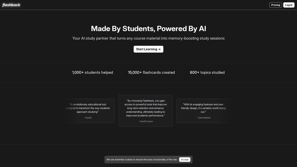 Flashback: Your AI Study Partner