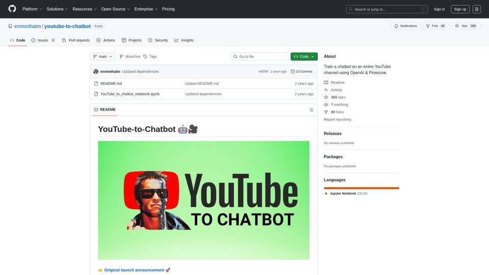 Train AI Chatbot on YouTube Channels with OpenAI & Pinecone