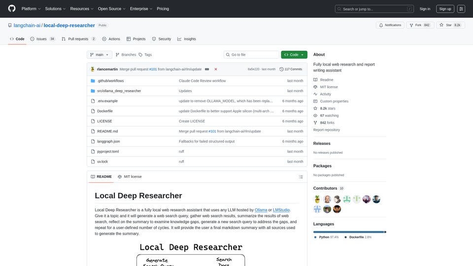 Local Deep Researcher：完全本地化的网络研究助手