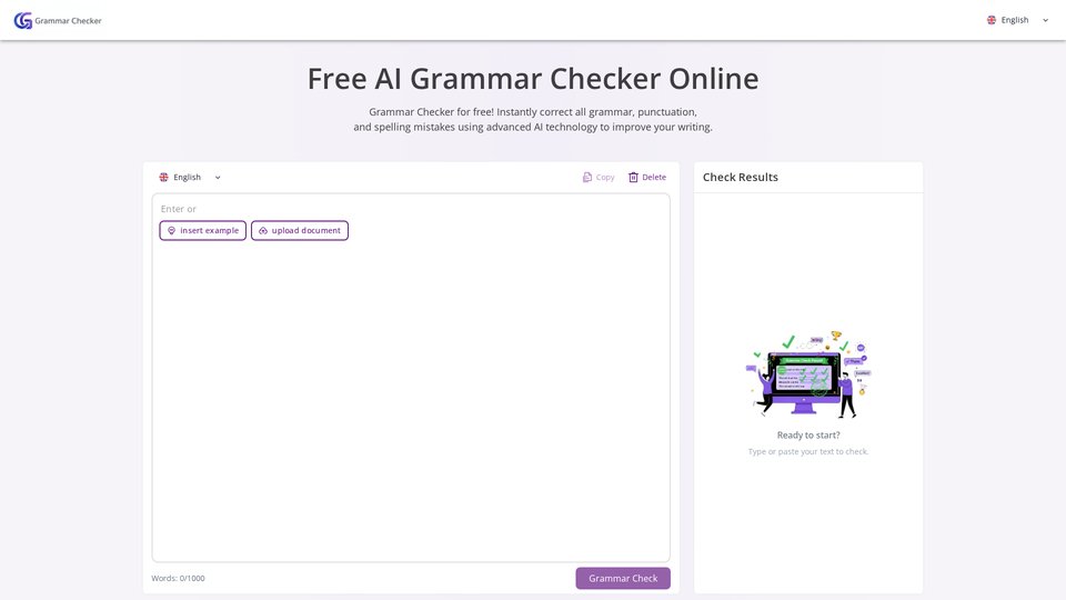 Free AI Grammar Checker Online