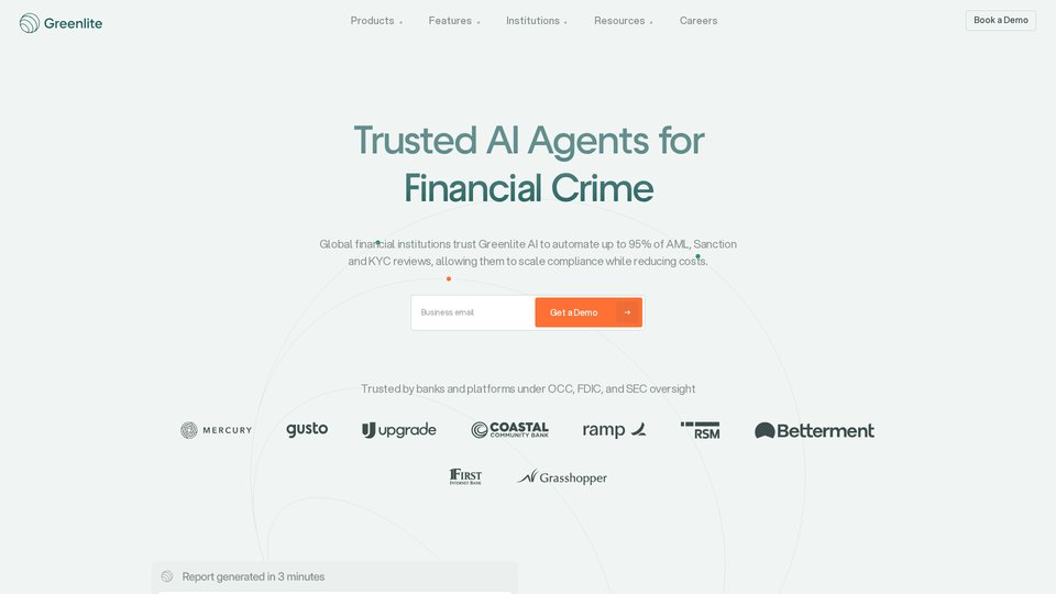 Greenlite AI: Agentes de IA confiables para el cumplimiento de delitos ...
