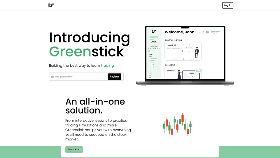 Greenstick：AI驱动的股票市场交易教育平台