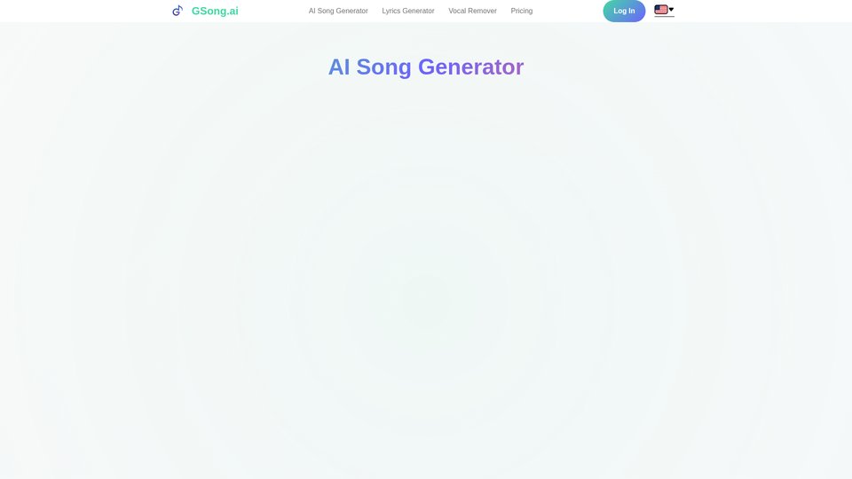 Free AI Song Generator | GSong