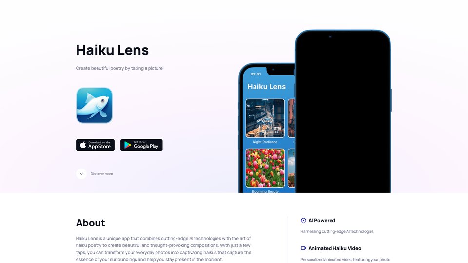 Haiku Lens：用 AI 将照片变成诗歌