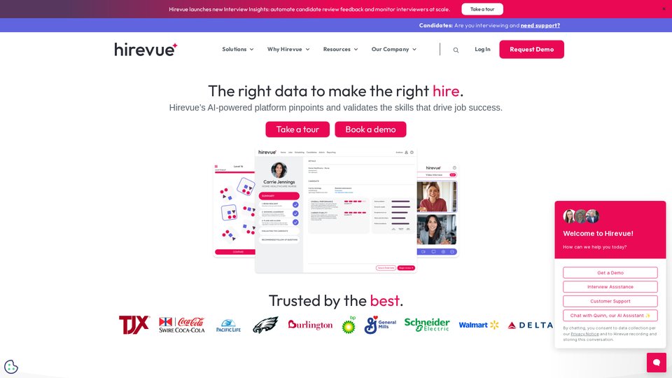 Hirevue: Validación de habilidades impulsada por IA y entrevistas en video