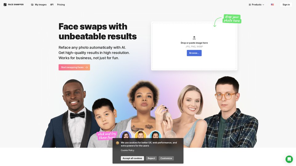 Face Swap AI Online: Free Photo Changer - Try Face Swapper