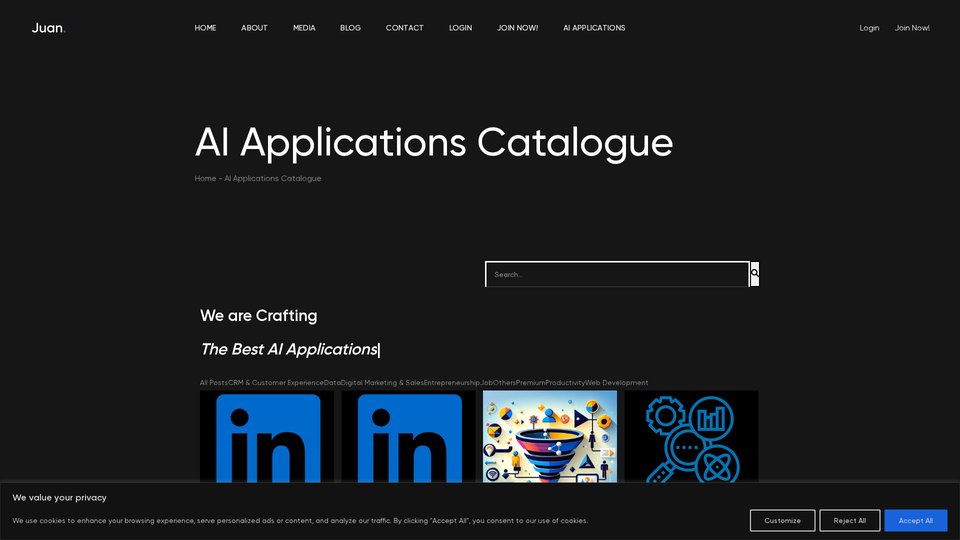 AI Applications Catalogue: Discover Cutting-Edge AI Tools