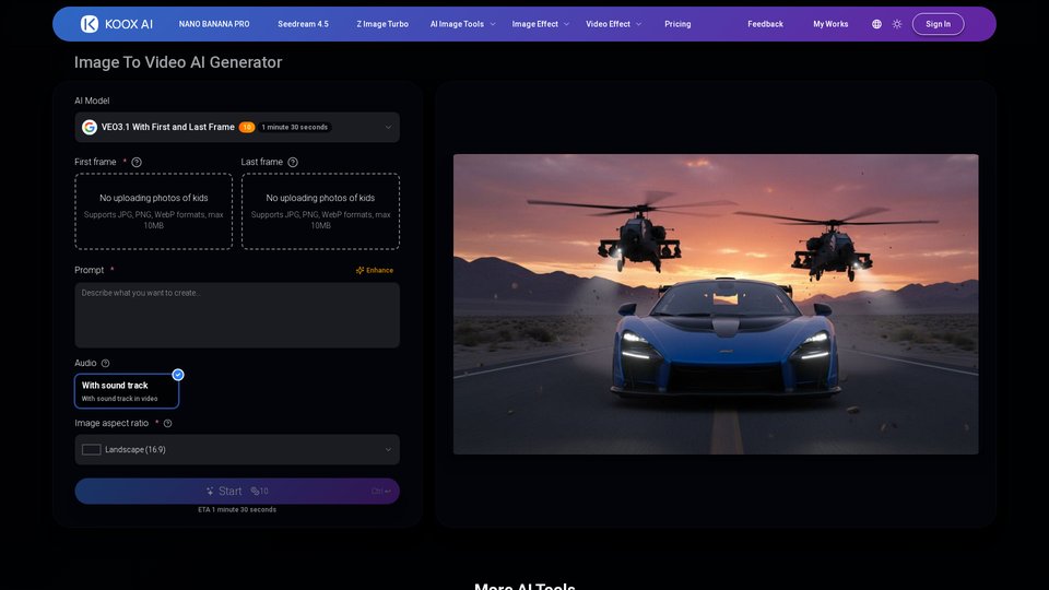 Free IMAGE TO VIDEO AI Generator - Photo to Video Instantly