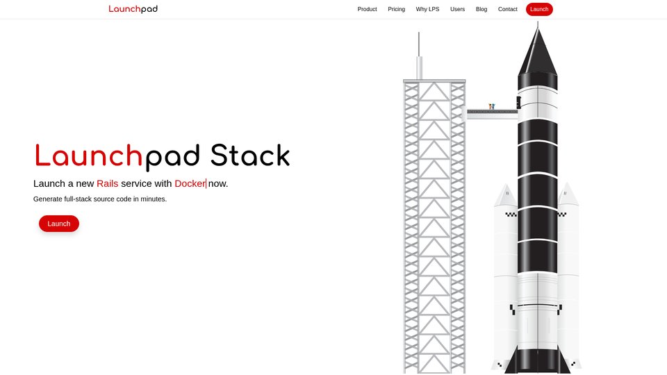 Launchpad Stack: Gere código full-stack em minutos
