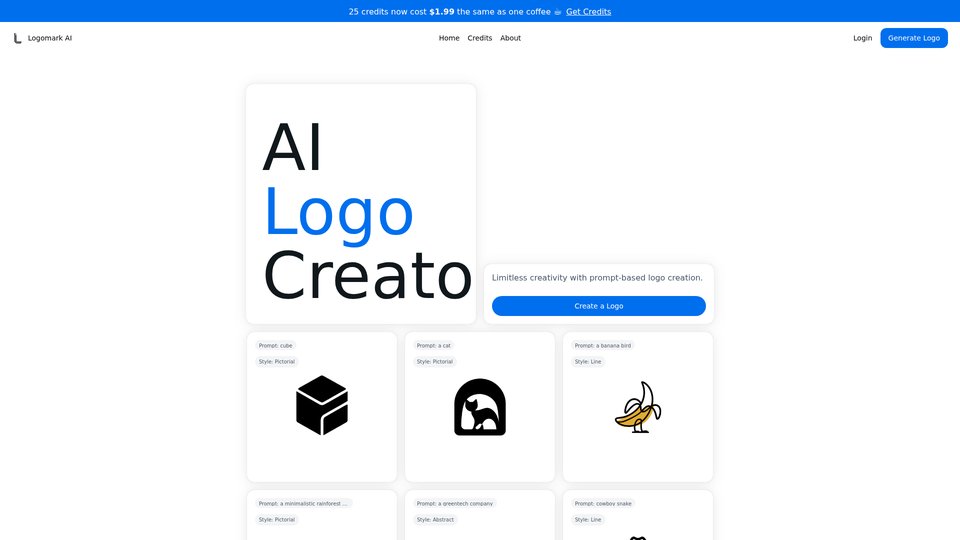 Logomark AI: Prompt-Based AI Logo Creator