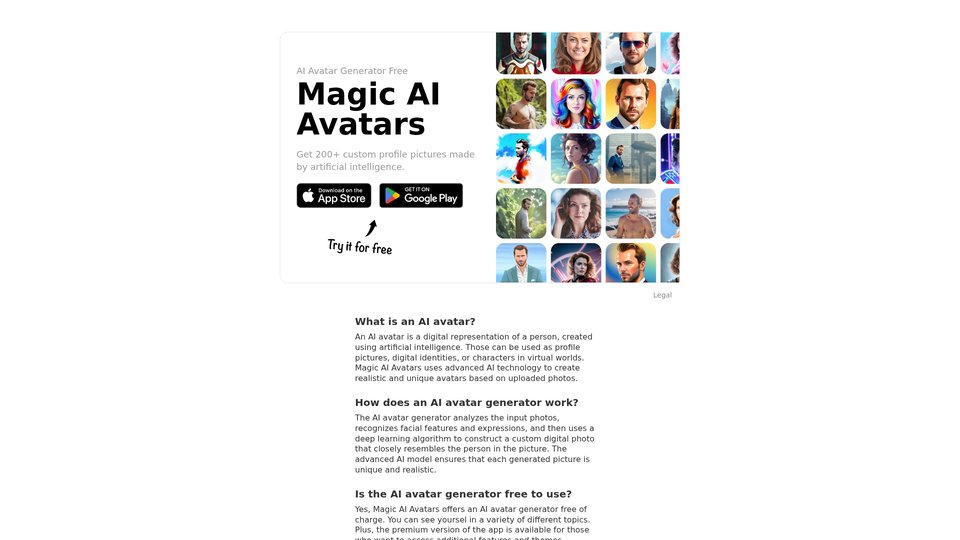 Magic AI Avatars: Genera 200+ Avatares AI Personalizados Gratis