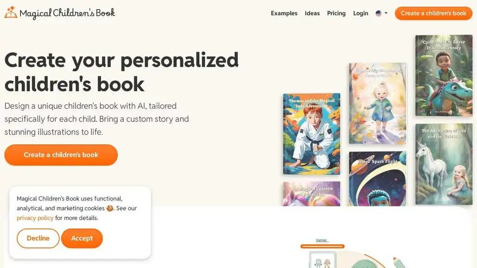 Livre pour enfants personnalisé avec l'IA | Livre pour enfants magique