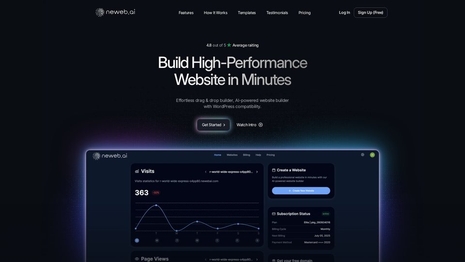 Neweb.ai: AI-Powered WordPress Website Builder