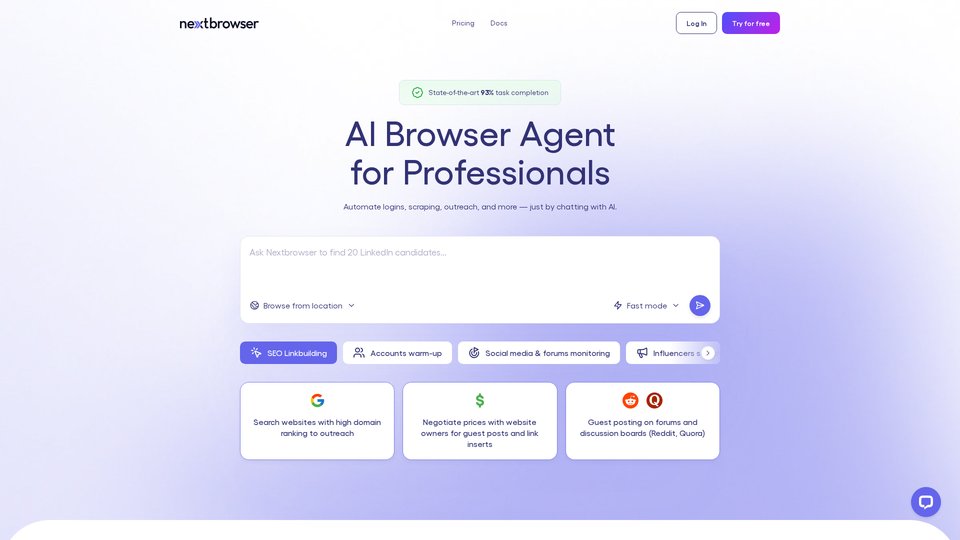 Nextbrowser：用于销售和营销的 AI 驱动浏览器