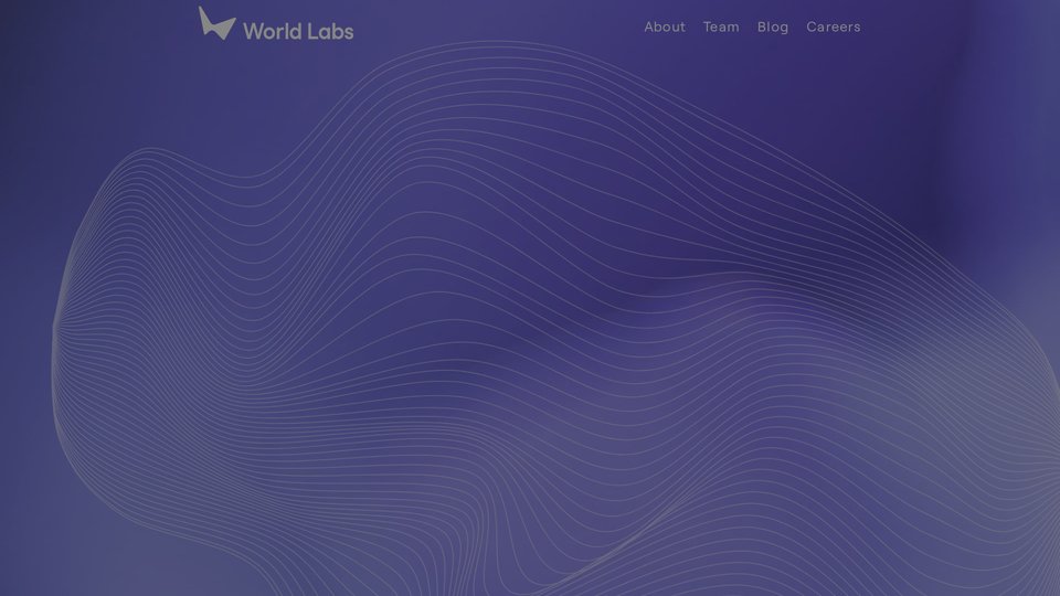World Labs：空间智能 AI 与大型世界模型