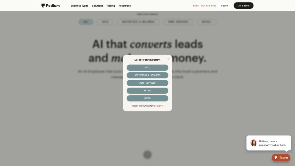 Podium: AI Lead Generation & Lead Management Platform
