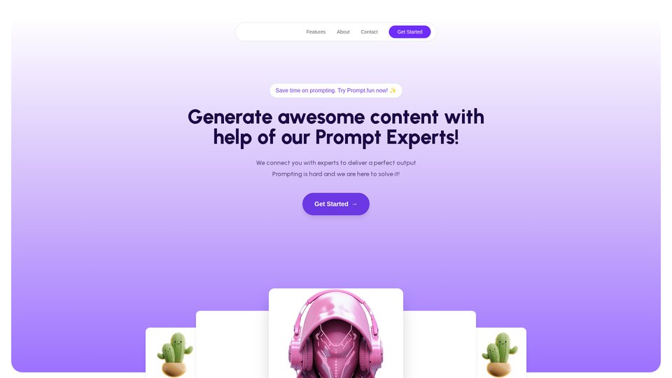 Prompt.fun: Expert AI Prompt Engineering Platform
