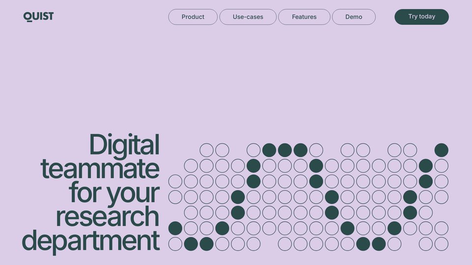 Quist AI - AI-Powered Research Assistant for Data-Driven Insights