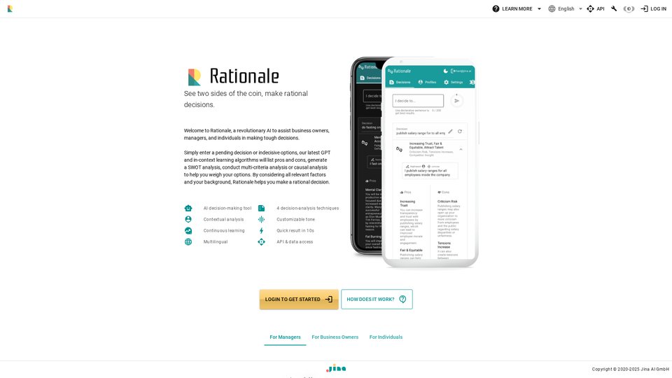 Rationale：基于GPT的AI智能决策工具