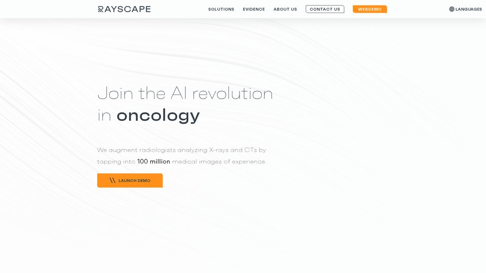 Rayscape | Radiology AI: Advanced AI for X-ray and CT scans