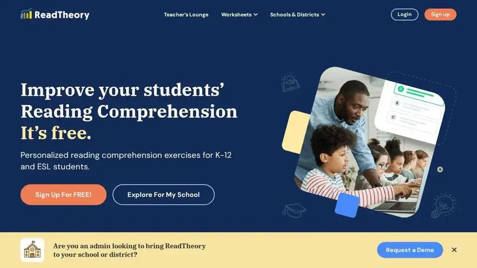 ReadTheory：面向学生和教师的免费阅读理解练习