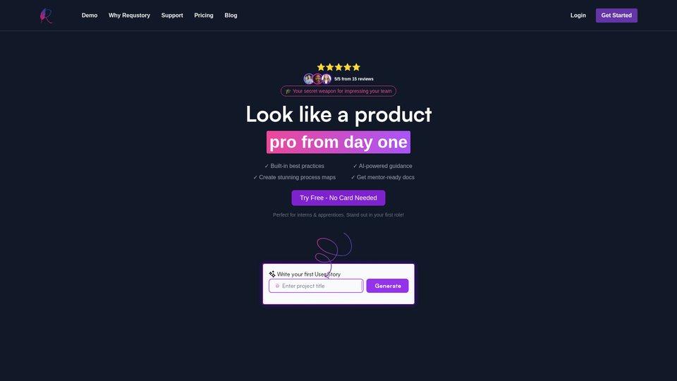 User Story, Mapping, Prototypes for Software Projects - Requstory