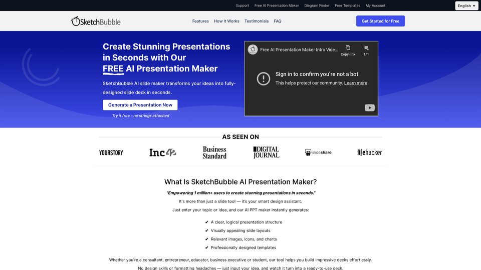 Free AI Presentation Maker: Generate Stunning Slides with AI | NavGood