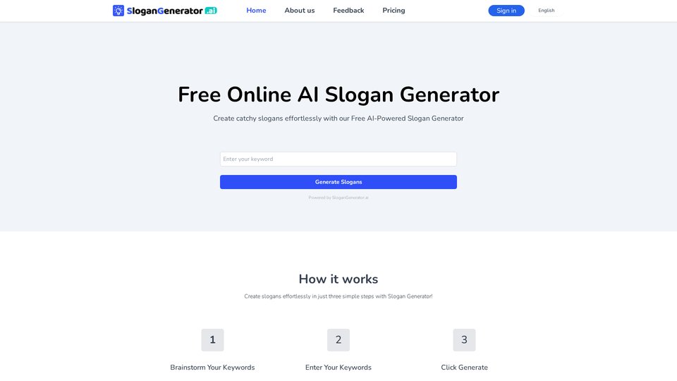 Free Online Slogan Generator | AI-Powered Slogan Maker