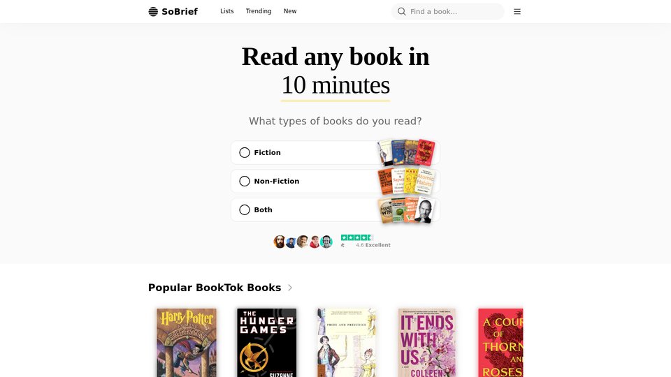 SoBrief : 26 000+ Résumés de Livres Gratuits | Audio, PDF et EPUB