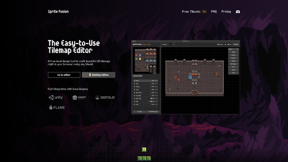Sprite Fusion - Free Online Tilemap Editor for Game Design