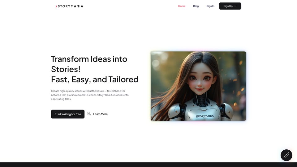 StoryMania AI: Free Unlimited AI Story Generator