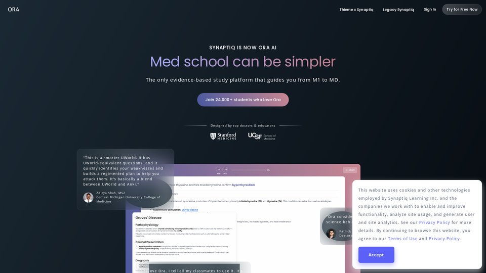 Ora AI : Simplifiez l'École de Médecine avec des Outils d'Étude AI ...