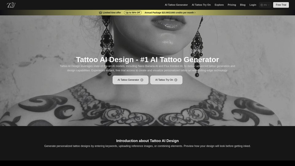 Tattoo AI Design: El generador de tatuajes con IA gratuito número 1