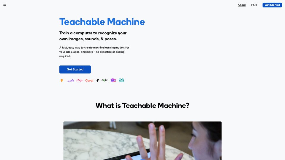 Teachable Machine: Crie modelos de aprendizado de máquina facilmente