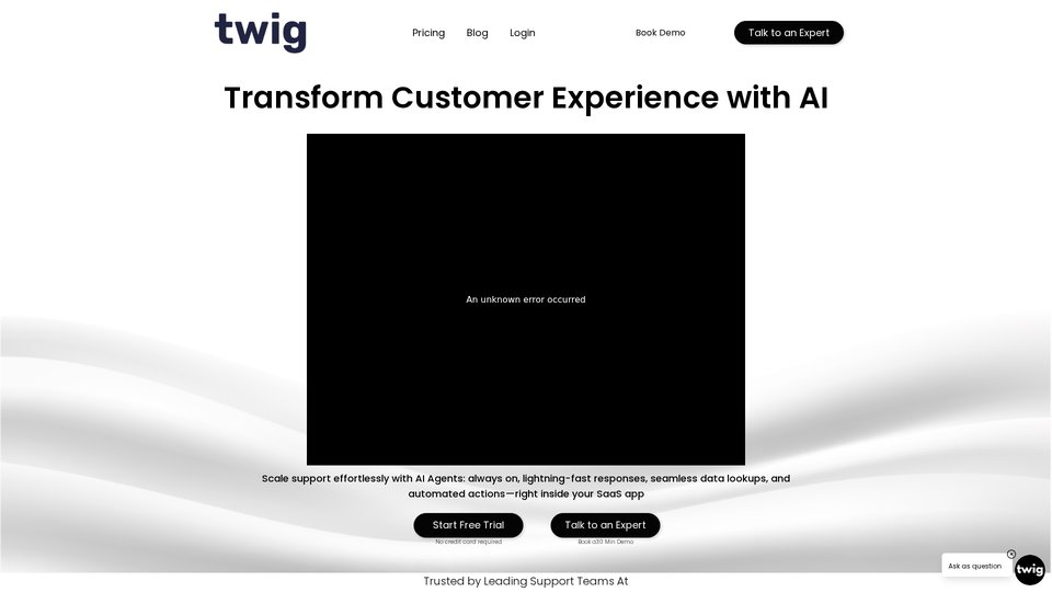 Twig AI: Transforma el soporte al cliente con agentes de IA inteligentes